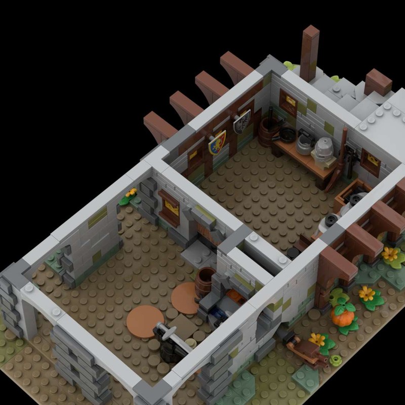 LEGO MOC Extended Blacksmith by hanzerik | Rebrickable - Build with LEGO