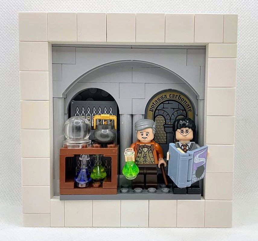 LEGO MOC Potions class - Framed by thestudsnstuff | Rebrickable - Build ...