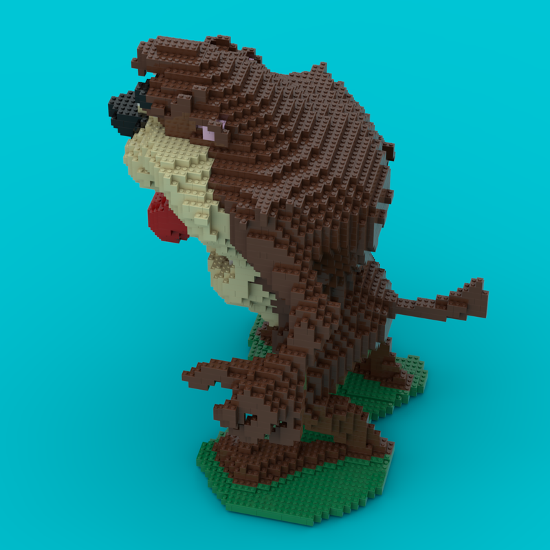 LEGO MOC Tasmanian devil by Brickiebrick24 | Rebrickable - Build with LEGO