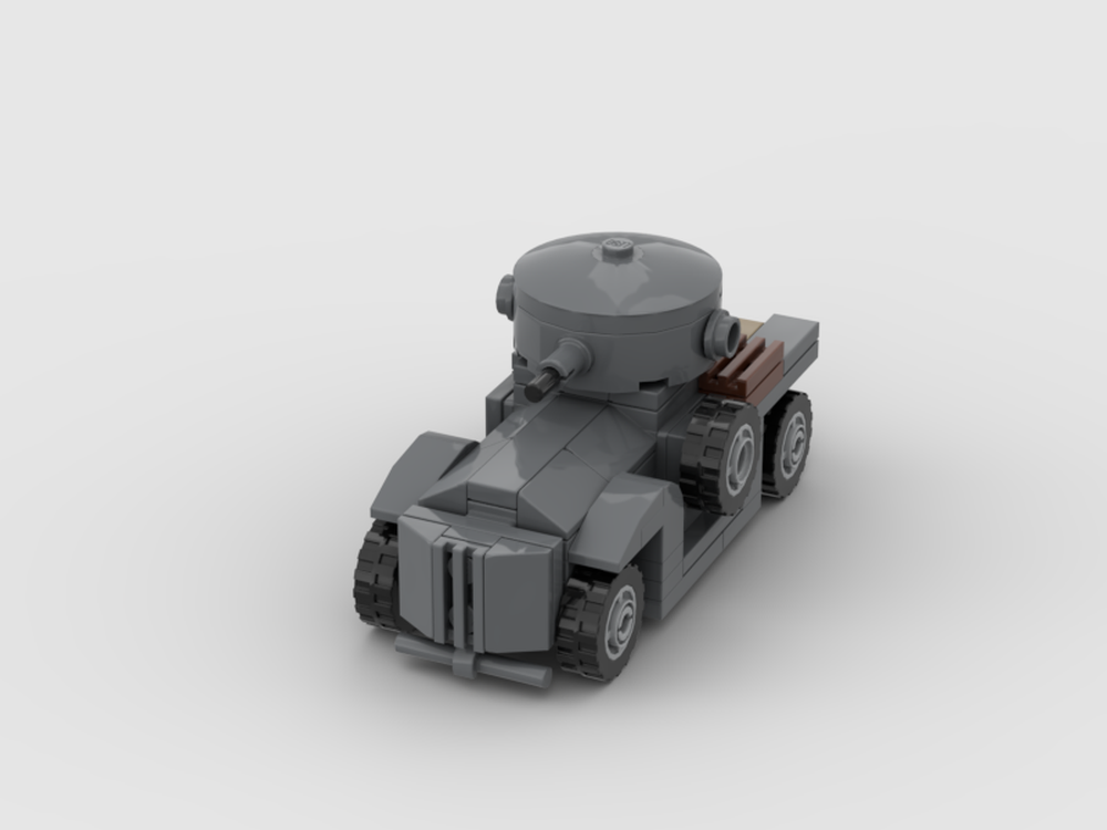 LEGO MOC rolls royce armoured car by the_legotanker | Rebrickable ...
