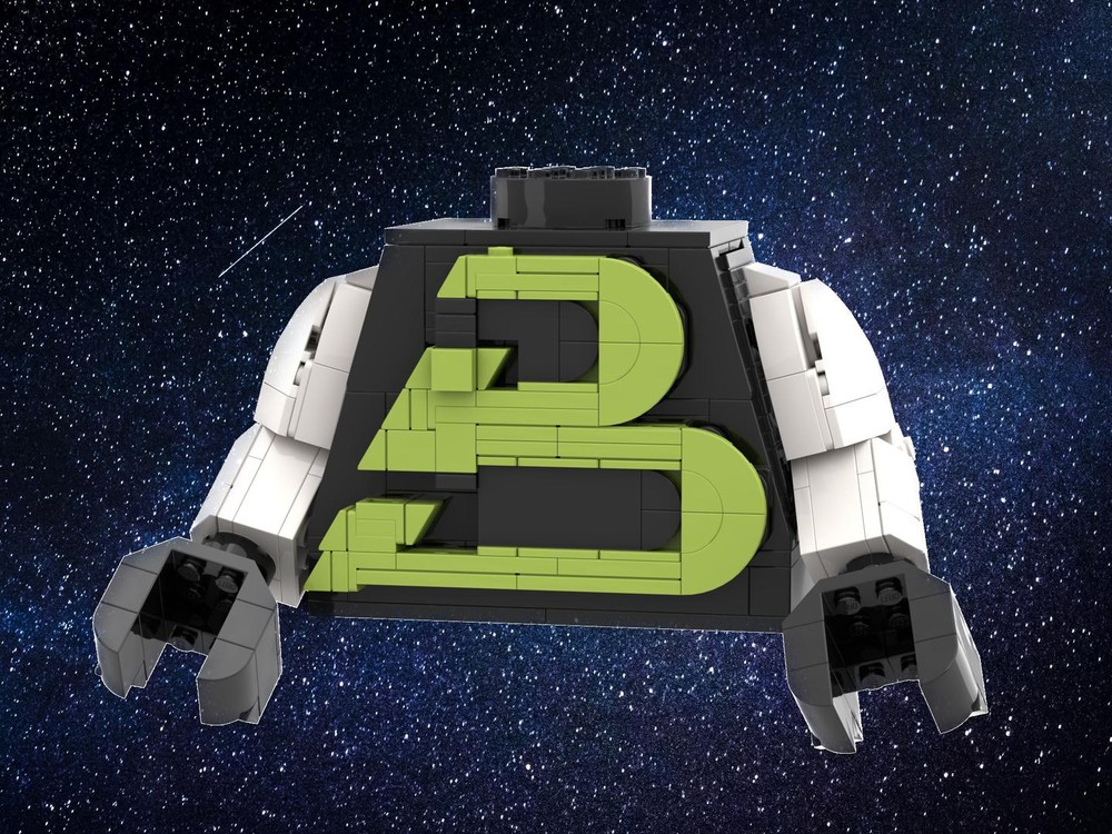 LEGO MOC Up-Scaled Lego Minifigure Torso - Blacktron II by ZTBricks ...