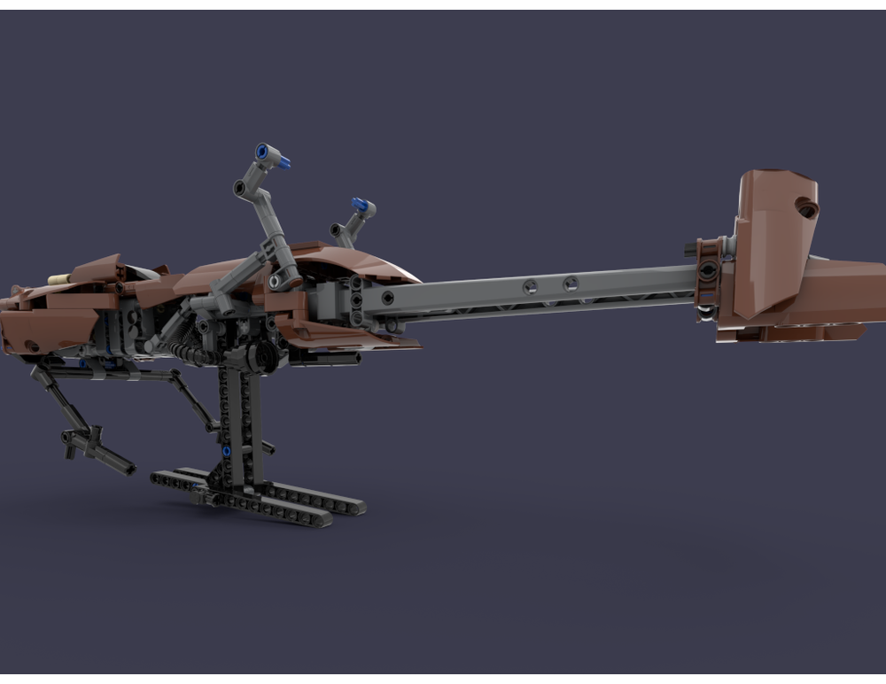 LEGO MOC 74-Z Scout Speeder by KennoMonkey | Rebrickable - Build with LEGO