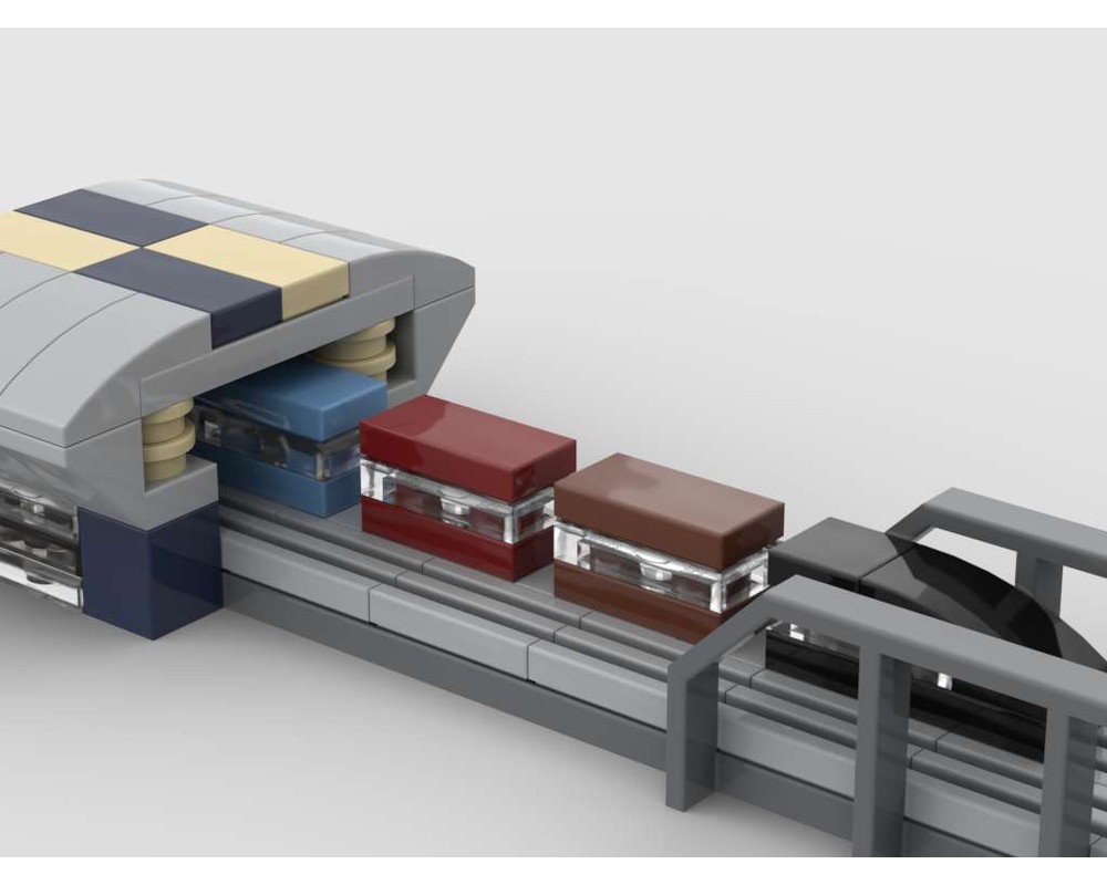 LEGO MOC Train station with track by l_hendriksen | Rebrickable - Build ...