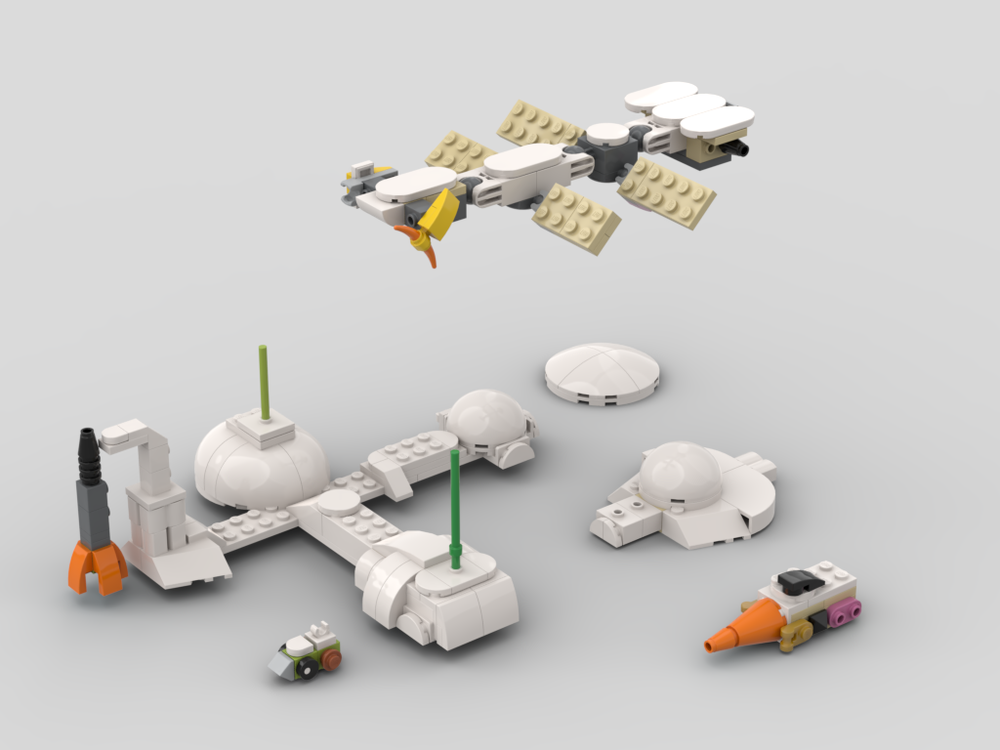LEGO MOC 31133 - Moon Base and Space Station by KlintIsztvud ...