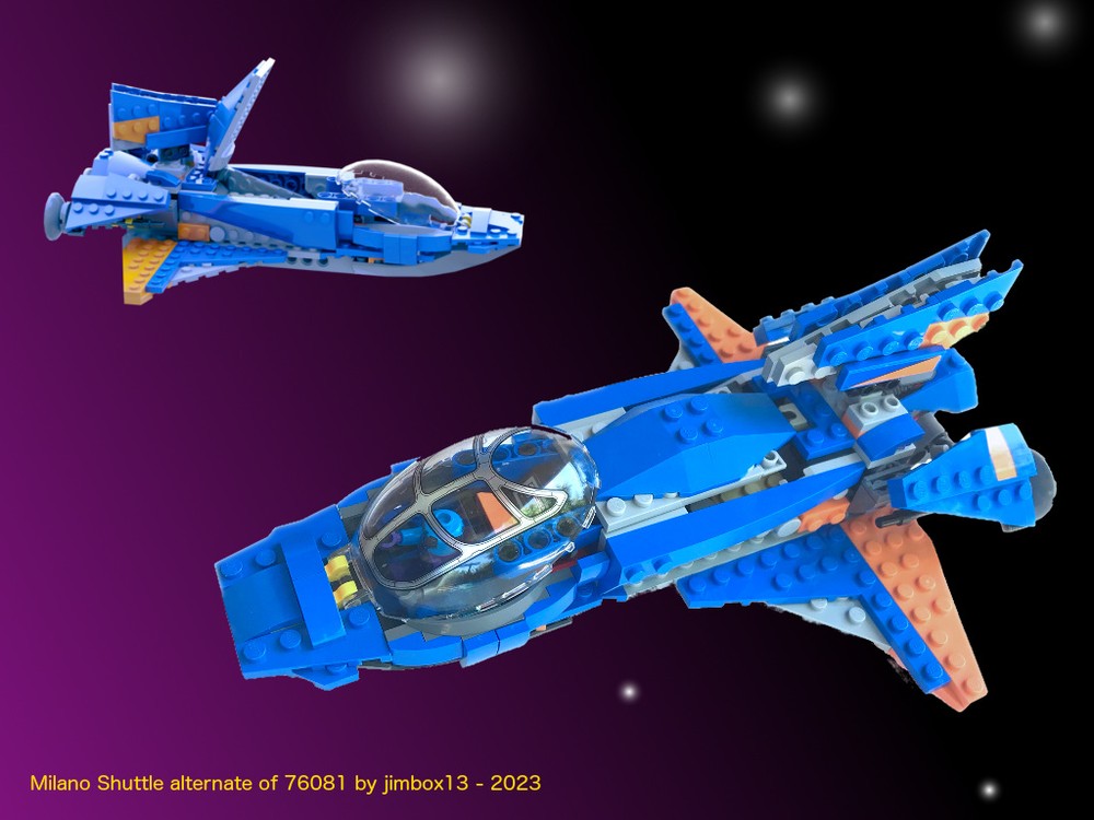 LEGO MOC Milano Shuttle Alt 76081 by jimbox13 | Rebrickable - Build ...