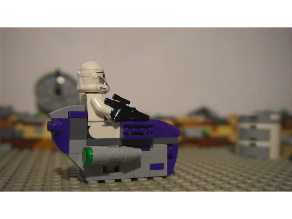 LEGO MOC Small Purple Speeder by TheEvilCactus | Rebrickable - Build ...