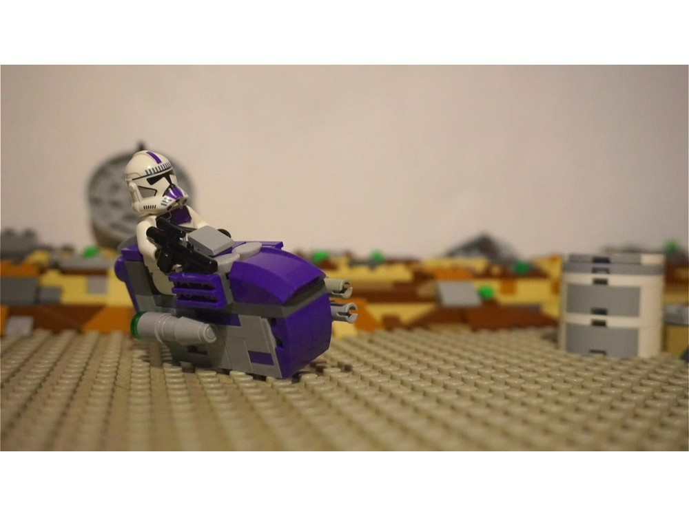 LEGO MOC Small Purple Speeder by TheEvilCactus | Rebrickable - Build ...