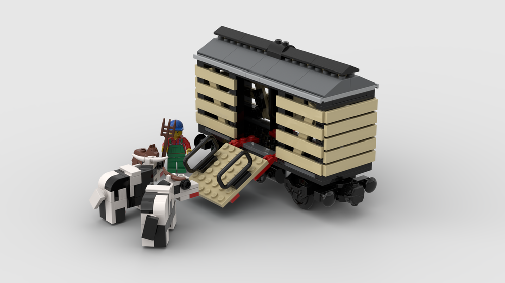 LEGO MOC Cow Wagon by MikeTwo9398 | Rebrickable - Build with LEGO
