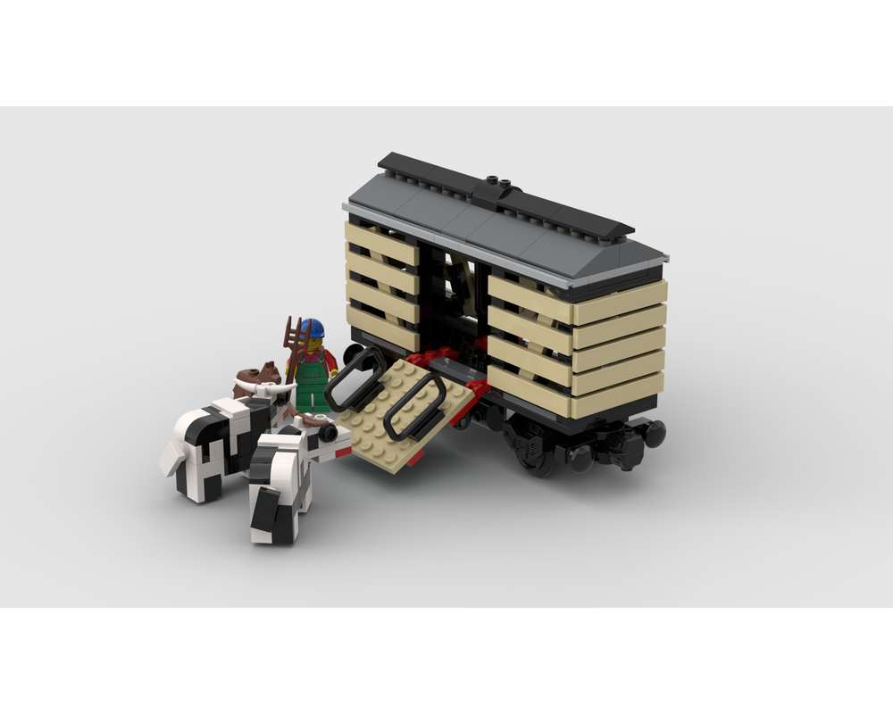 LEGO MOC Cow Wagon by MikeTwo9398 | Rebrickable - Build with LEGO