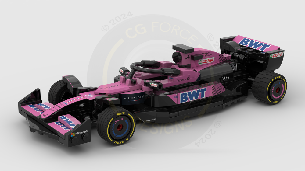 LEGO MOC F1 Alpine A523 - Bahrain Livery by CGForceDesigns ...