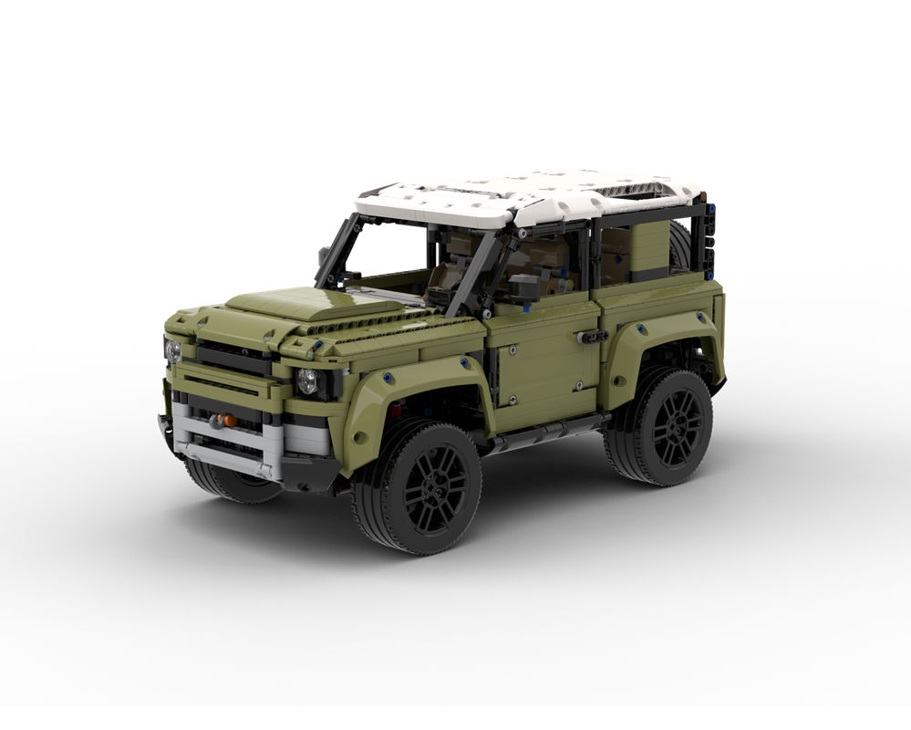 LEGO MOC Motorised Defender v6 by gamayun | Rebrickable - Build with LEGO