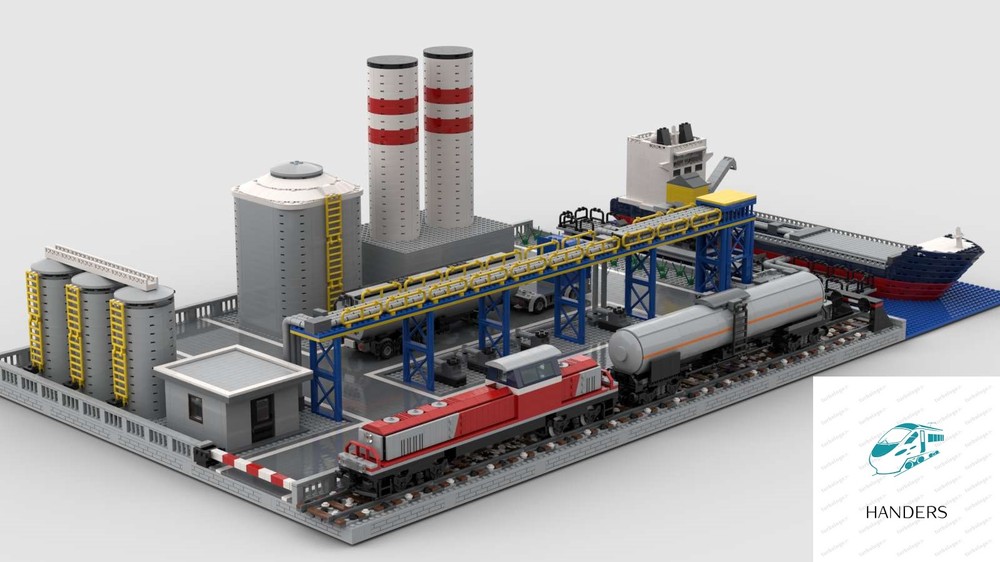LEGO MOC Chemical Plant MOC by Handers | Rebrickable - Build with LEGO