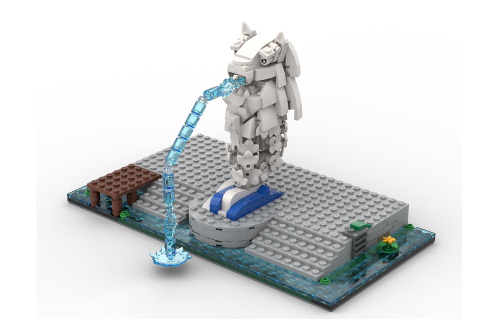 LEGO MOC Merlion Fountain Statue (Ninjago City Expansion) by DonnaxNL ...