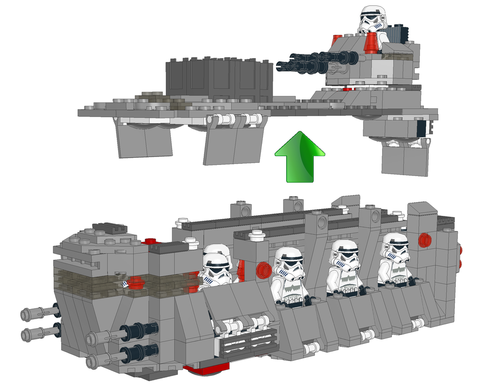 LEGO MOC-155350 K79-S80 Imperial Troop Transport by Jackman26S ...