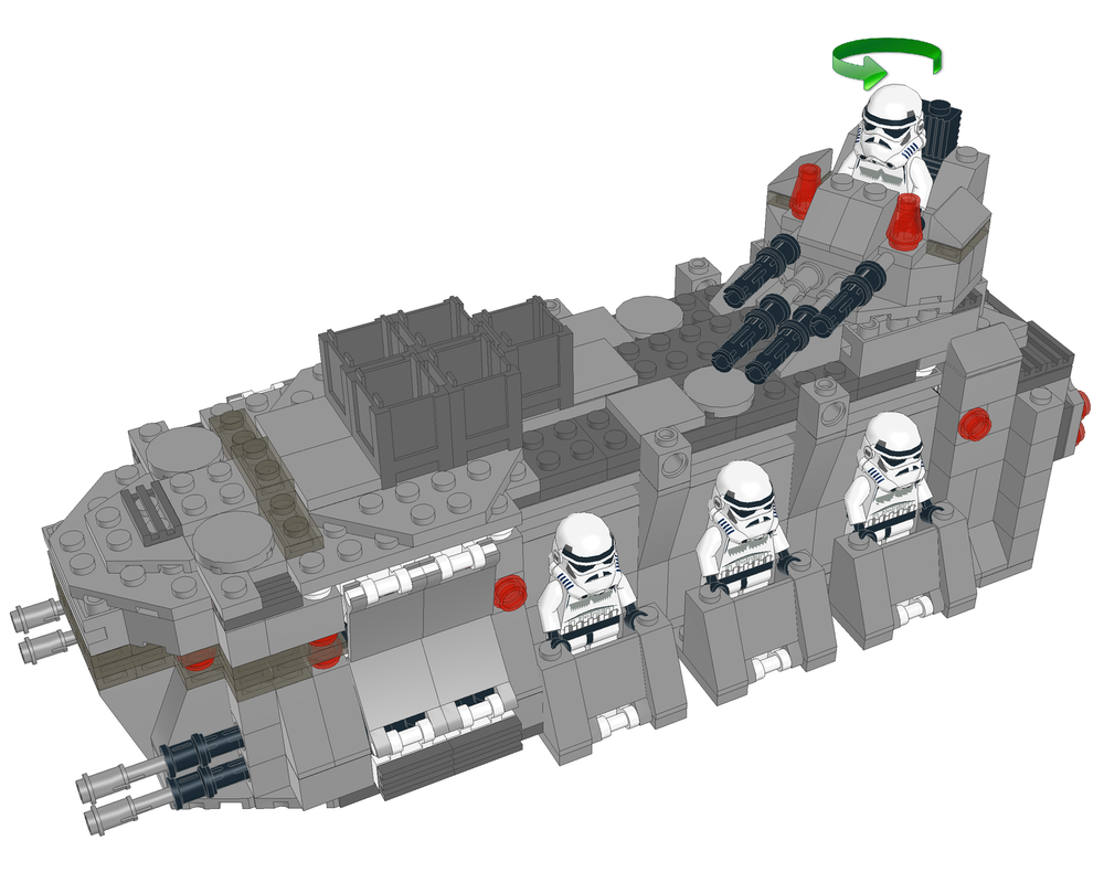LEGO MOC K79-S80 Imperial Troop Transport by Jackman26S | Rebrickable ...