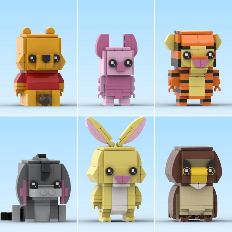 LEGO MOC Winnie the Pooh Brickheadz Collection by DrBrickheadz ...