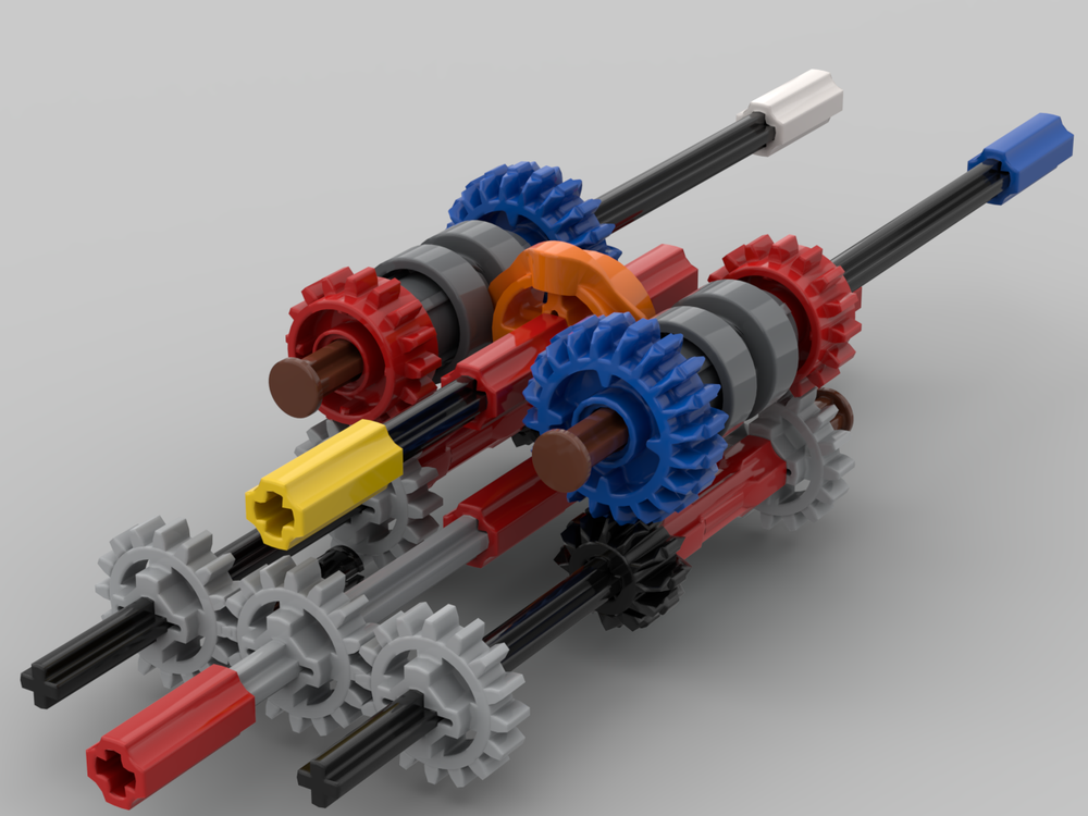 LEGO MOC MOC FWD, RWD and 2 speed gearbox for a 4x4 by Marcel_Kronhof ...