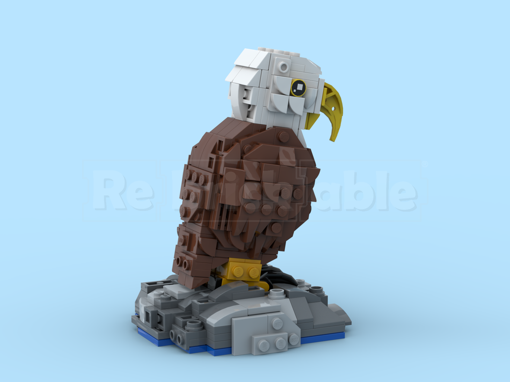 LEGO MOC-155369 Bald eagle by Penguins and plastic | Rebrickable ...
