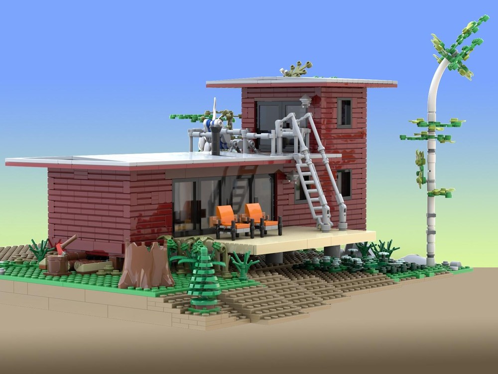 LEGO MOC Vacation Cabin - Summer Edition by Thomus_Bean | Rebrickable ...