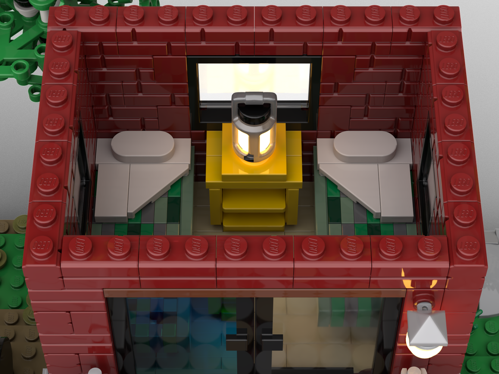 Lego Moc Vacation Cabin Summer Edition By Thomusbean Rebrickable
