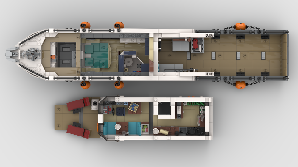 Lego Moc Expedition Yacht By Prshadoko Rebrickable Build With Lego