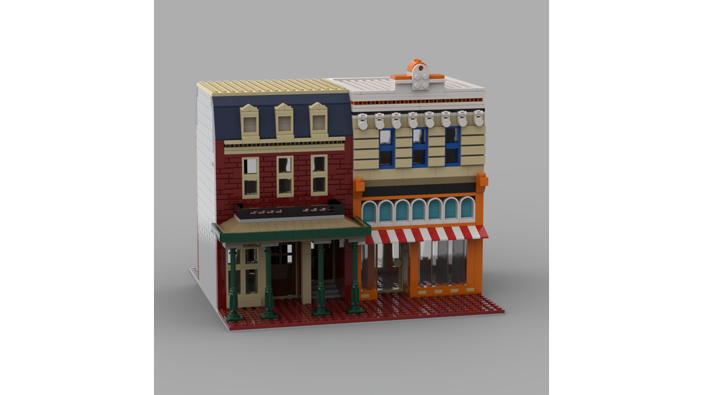 LEGO MOC Main Street USA Bakery by Andretect | Rebrickable - Build with ...