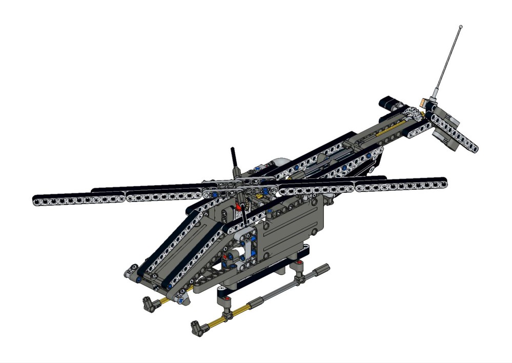 LEGO MOC Helicopter by NARP | Rebrickable - Build with LEGO