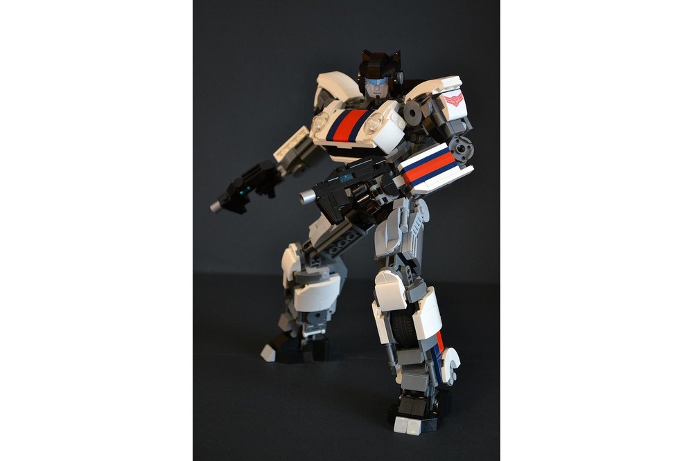 Lego Moc Jazz Transformers By Blazemocs Rebrickable Build With Lego