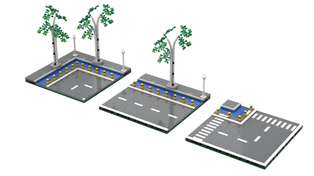 LEGO MOC 20230601 Brick Builders MILS road + bikelane by Brick-Builders ...