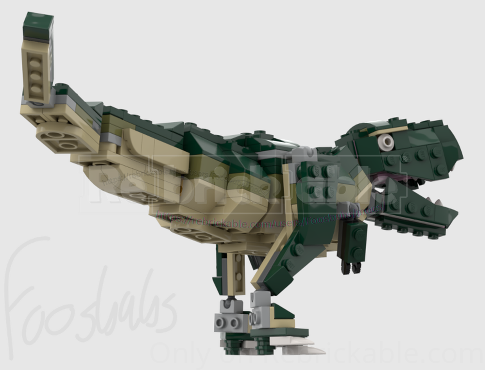 LEGO MOC 31121 Tyrannosaurus rex by Foosbubs | Rebrickable - Build with ...