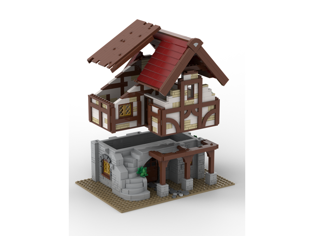 LEGO MOC Medieval house by PetesBricks | Rebrickable - Build with LEGO