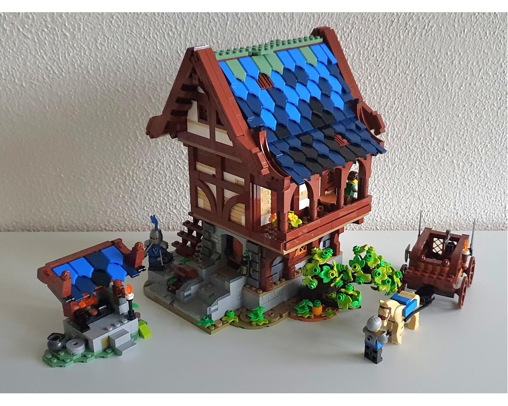 Lego Moc Medieval Town Bundle 2 By Gr33tje13 Rebrickable Build