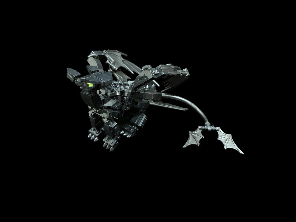Lego Moc Toothless By Legopopo Rebrickable Build With Lego