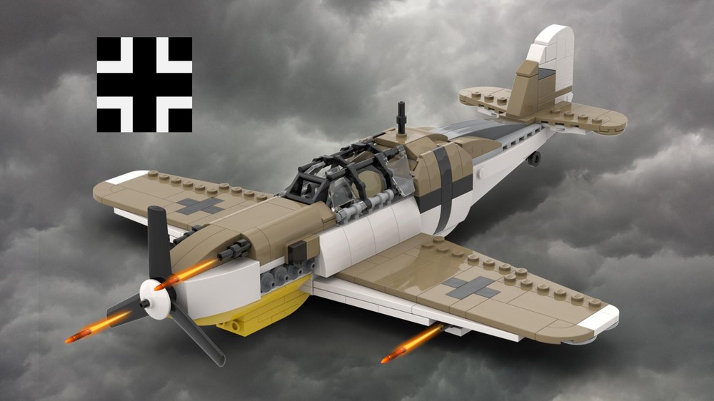 LEGO MOC LEGO WWII Aircraft The Messerschmitt Bf 109 F4 by ...