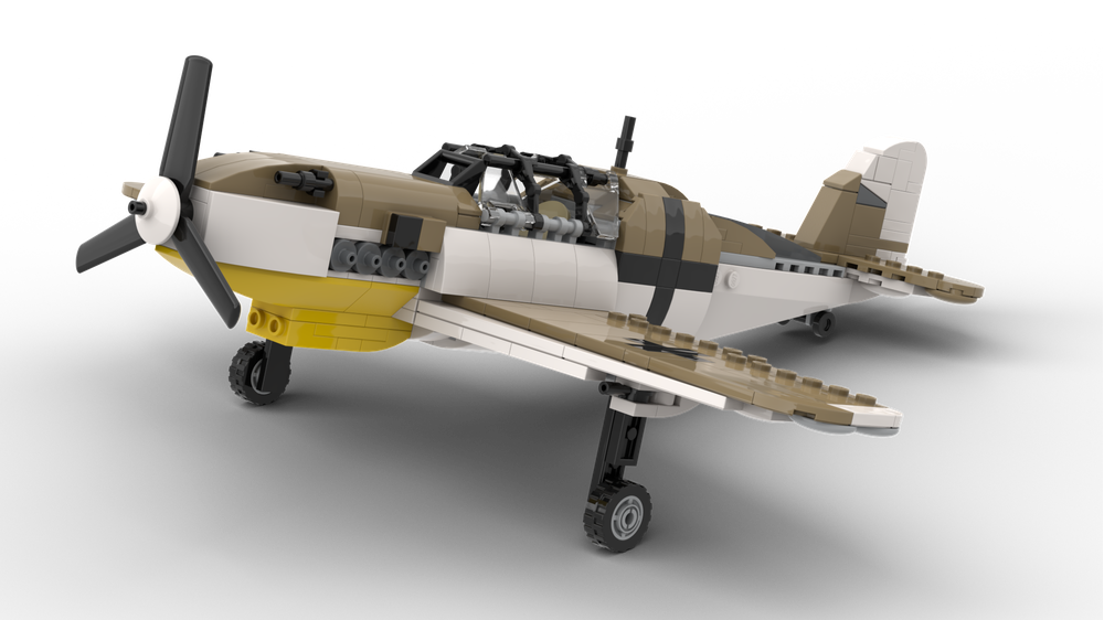 LEGO MOC-155433 LEGO WWII Aircraft The Messerschmitt Bf 109 F4 by ...