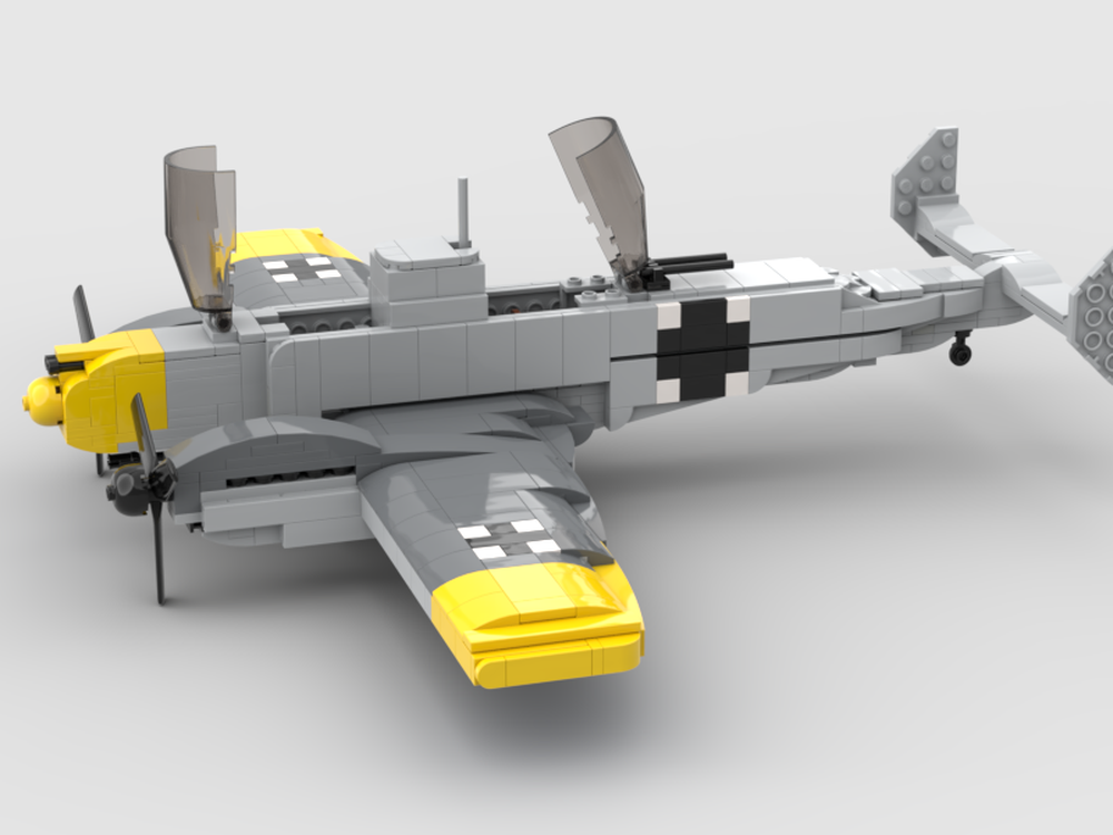LEGO MOC Messerschmitt Bf 110 by Geo78 | Rebrickable - Build with LEGO