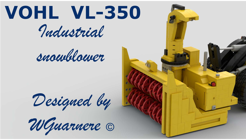 LEGO MOC VOHL -VL-350 Snowblower by Wguarnere | Rebrickable - Build ...
