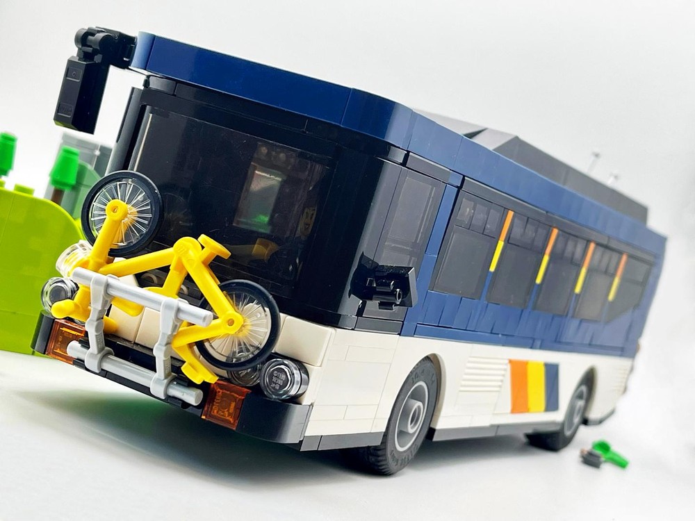 Lego Moc City Bus By Ibrickeditup Rebrickable Build With Lego