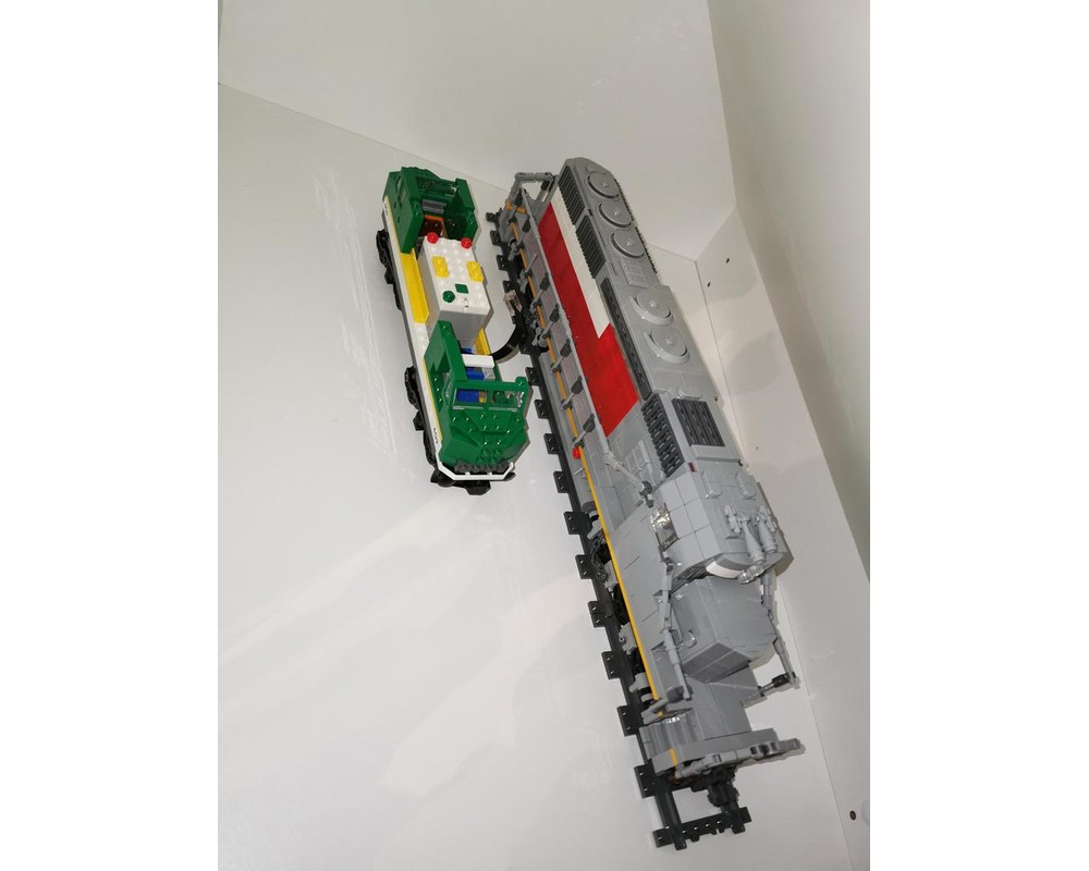 LEGO MOC Freight train by Average_Train_Enjoyer | Rebrickable - Build ...