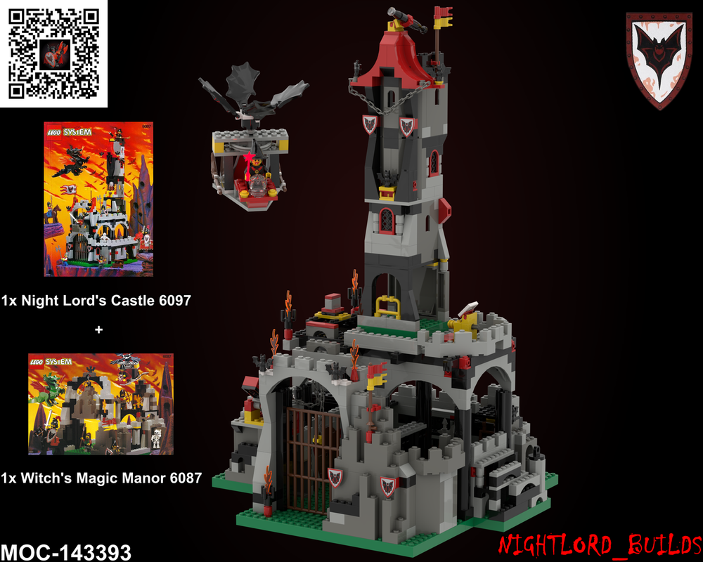 LEGO MOC Classic Fright Knight Castle Combo Pack by Nightlord_Builds ...