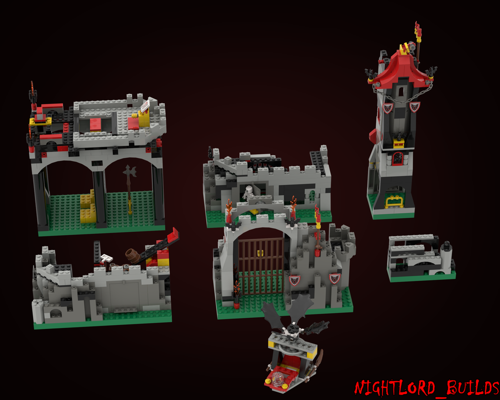 LEGO MOC Classic Fright Knight Castle Combo Pack by Nightlord_Builds ...