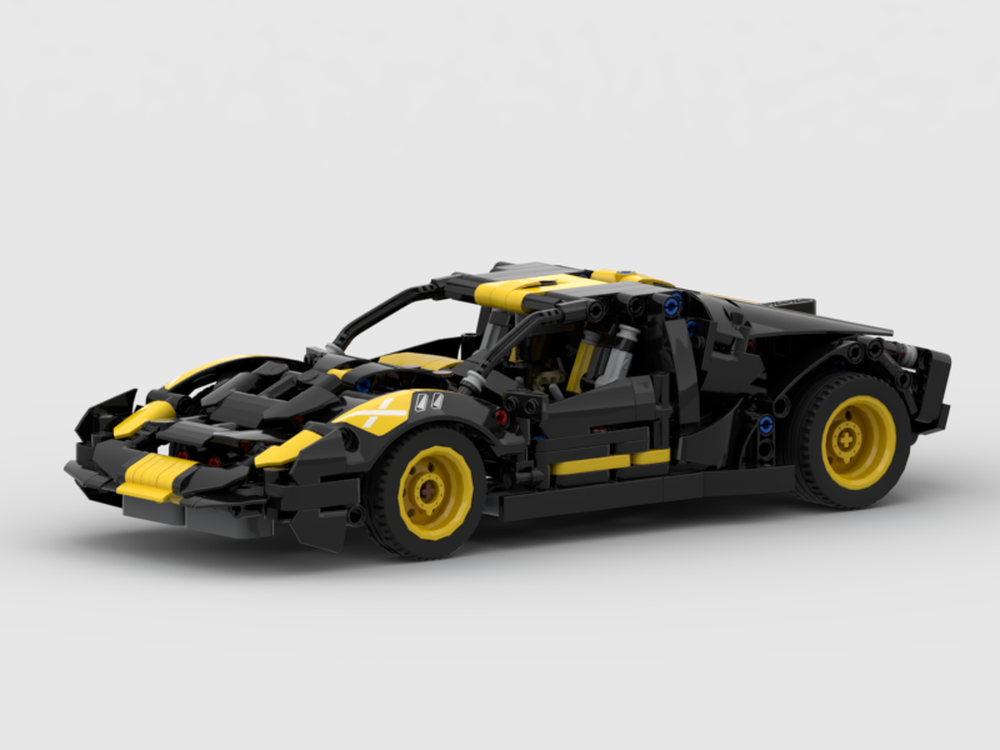 LEGO MOC Ford GT 40 Mk2 by technicstudiodesigns | Rebrickable - Build with LEGO