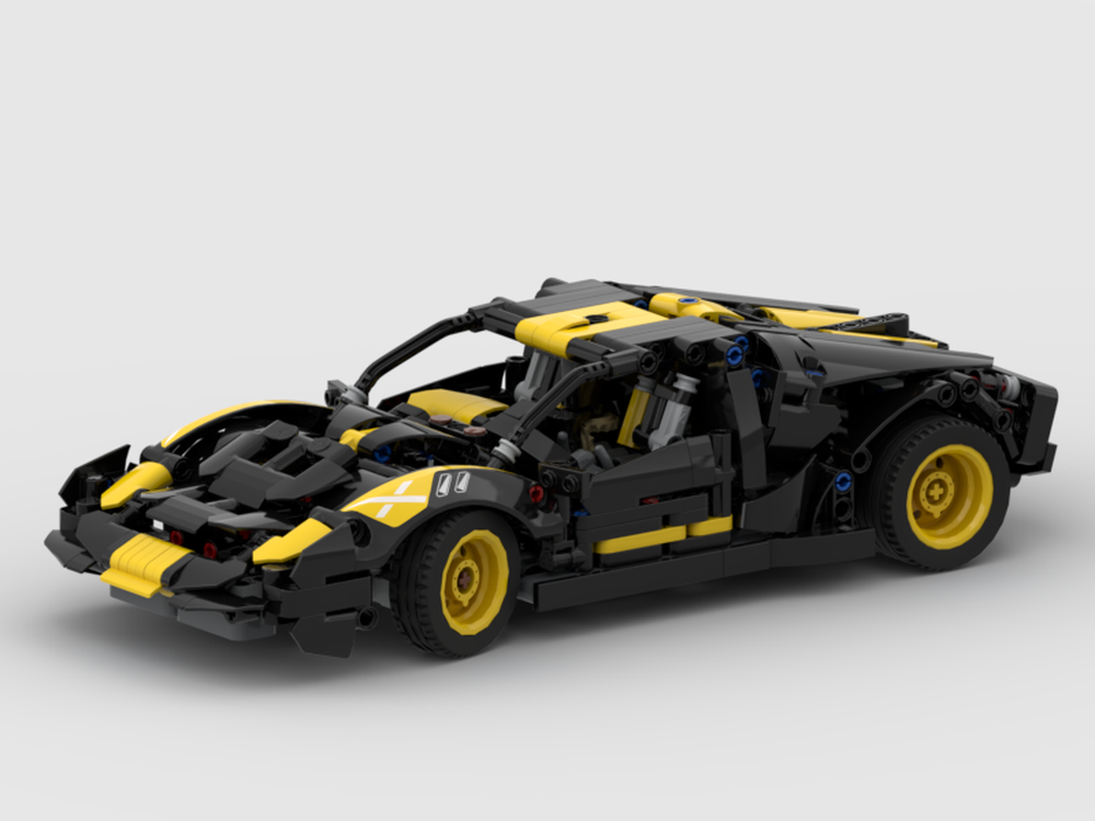LEGO MOC Ford GT 40 Mk2 by technicstudiodesigns | Rebrickable - Build ...