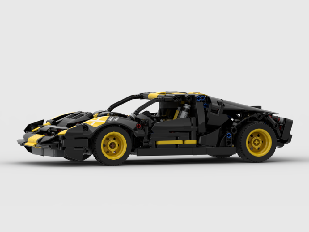 LEGO MOC Ford GT 40 Mk2 by technicstudiodesigns | Rebrickable - Build ...