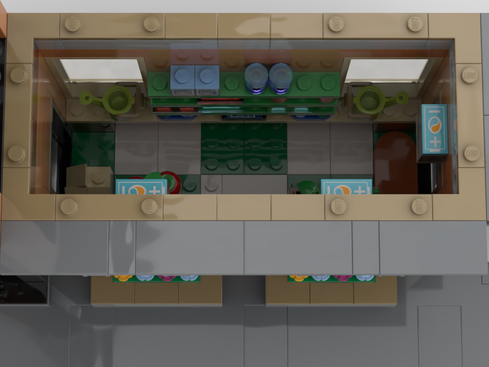 Lego Moc Farmers Store Modification Of 2x Sets 60398 By Brick