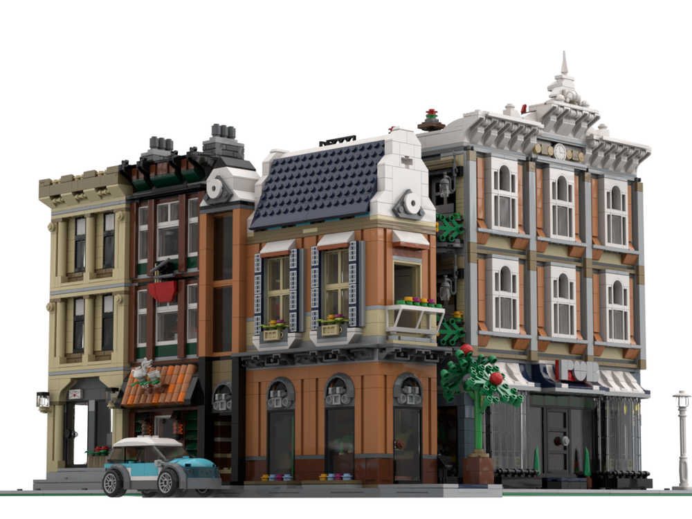 Lego Moc Farmers Store Modification Of 2x Sets 60398 By Brick