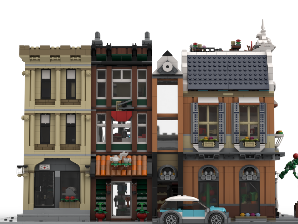 Lego Moc Farmers Store Modification Of 2x Sets 60398 By Brick