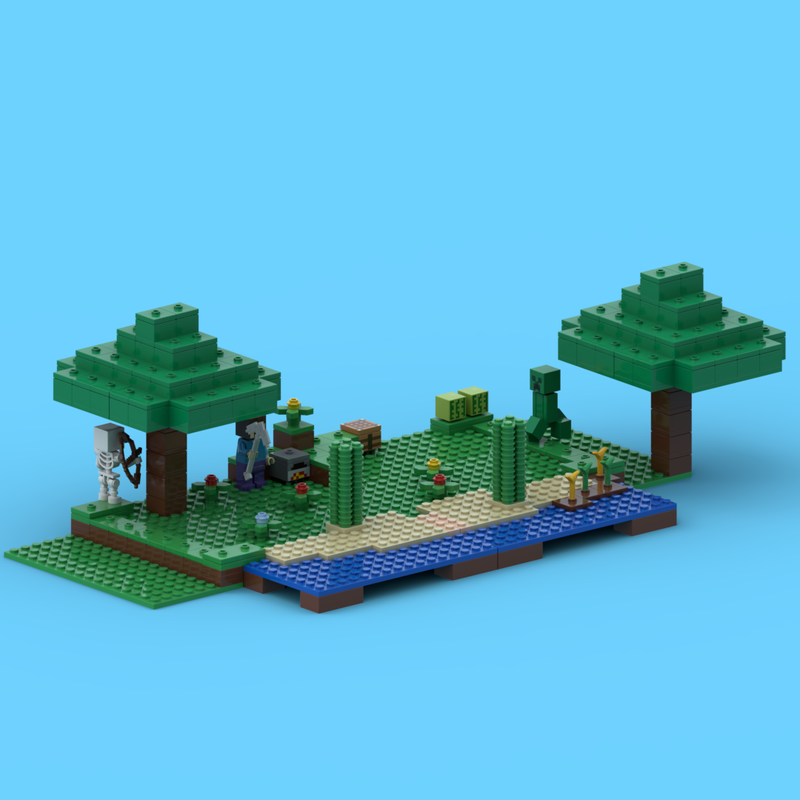 LEGO MOC Minecraft - Survival World Part 1 by LegacyLego | Rebrickable ...