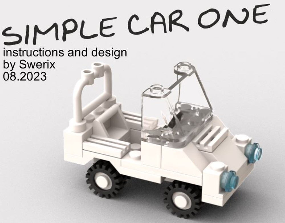 LEGO MOC-155551 Simple Car one by Swerix | Rebrickable - Build with LEGO