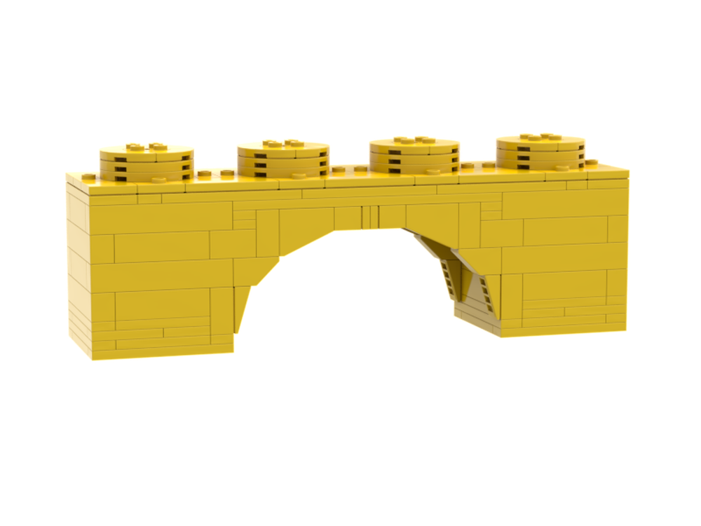 LEGO MOC Upscaled Arch 1x4 part 3659 by wimykema | Rebrickable - Build ...